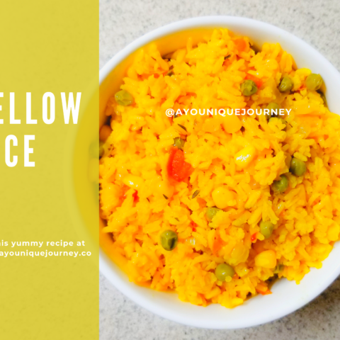 A simple and easy Yellow Rice dish - A YouNique Journey