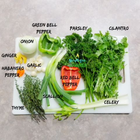 Caribbean Green Seasoning - A YouNique Journey